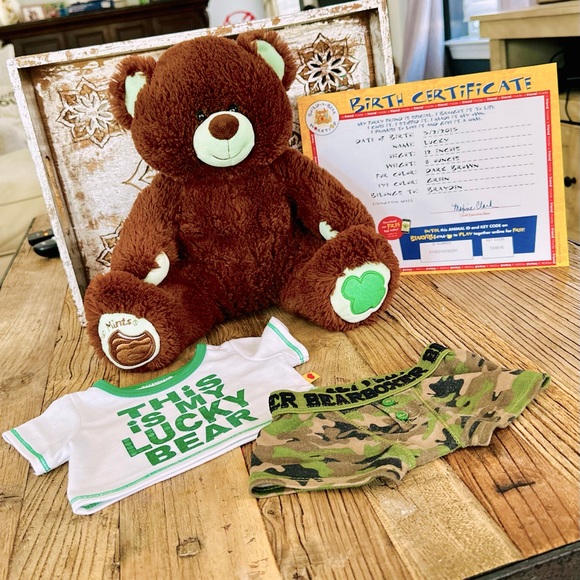 Build-A-Bear | Toys | Retired Buildabear Girls Scouts Thin Mint Cookie ...